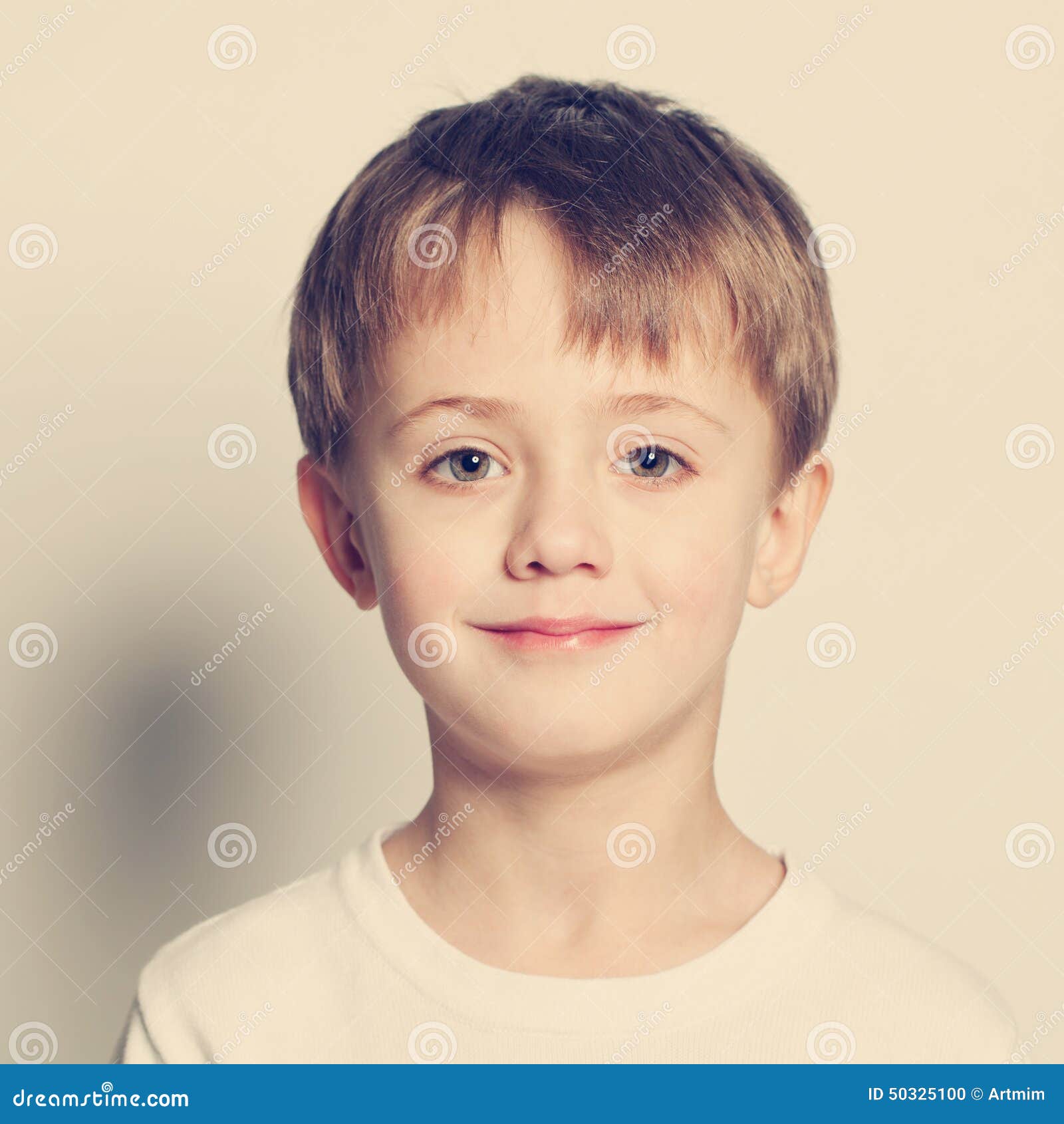 Smiling little boy stock photo. Image of caucasian, blue - 50325100