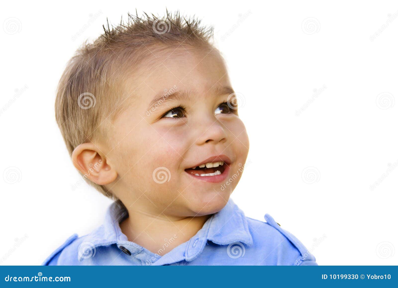 Smiling Little Boy (Hispanic) Stock Photo - Image of high, cute: 10199330