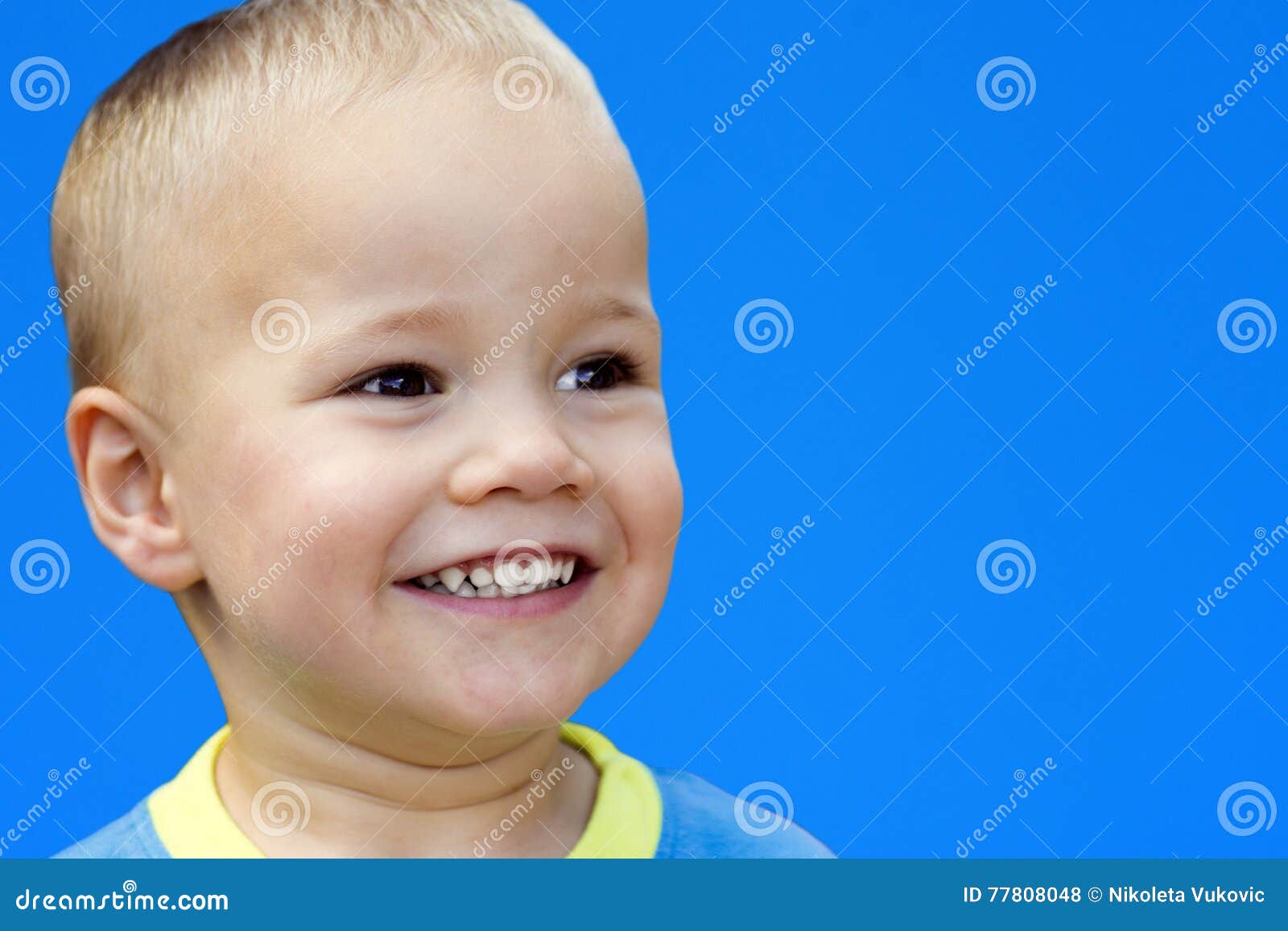 Smiling little boy stock photo. Image of smile, little - 77808048