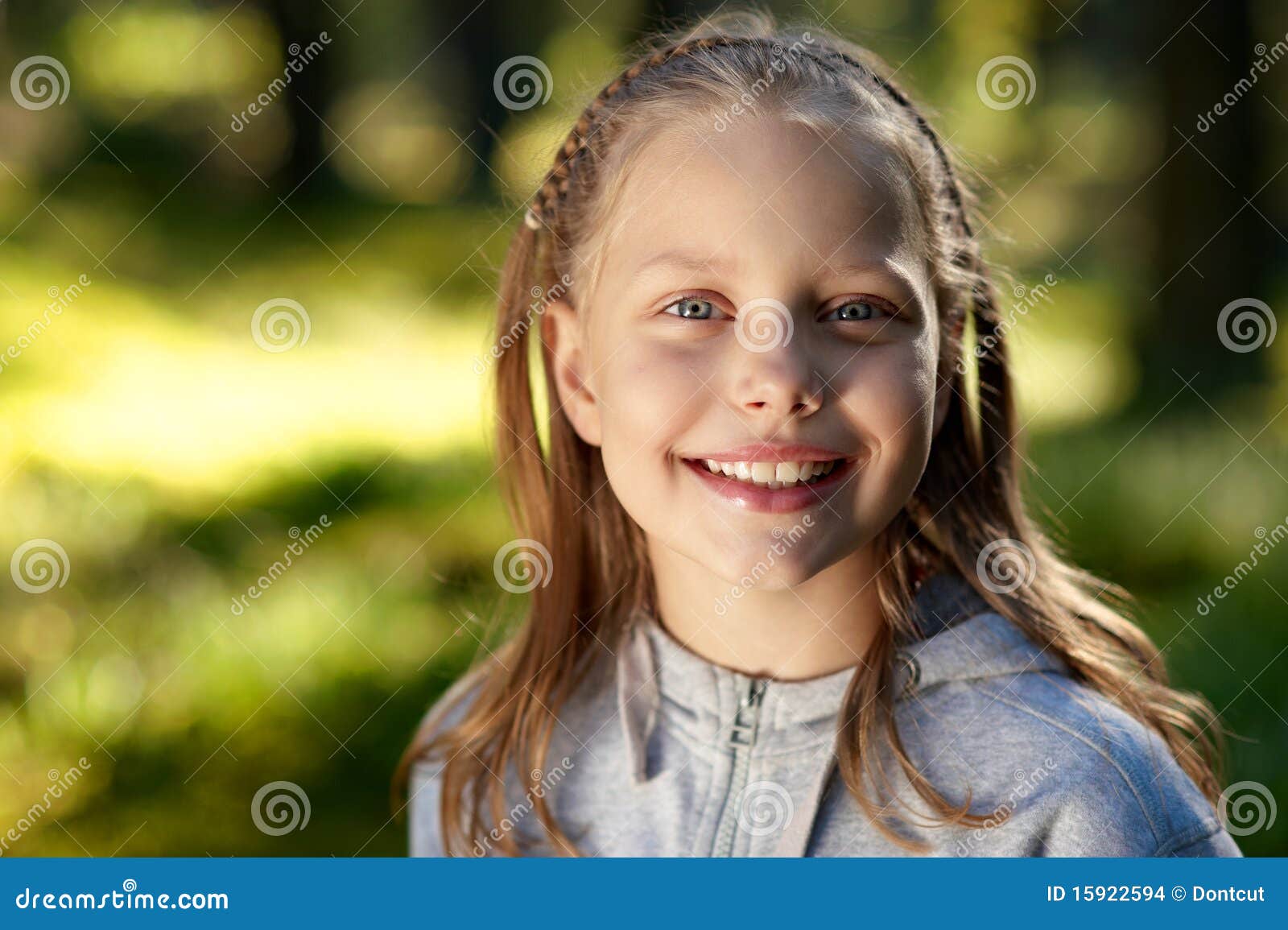 Smiling little girl stock photo. Image of human, playful - 15922594