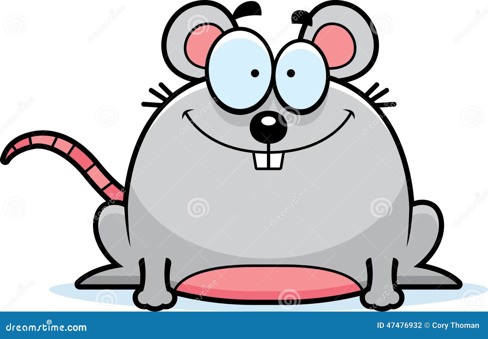 Smiling Little Mouse stock vector. Illustration of mouse - 47476932