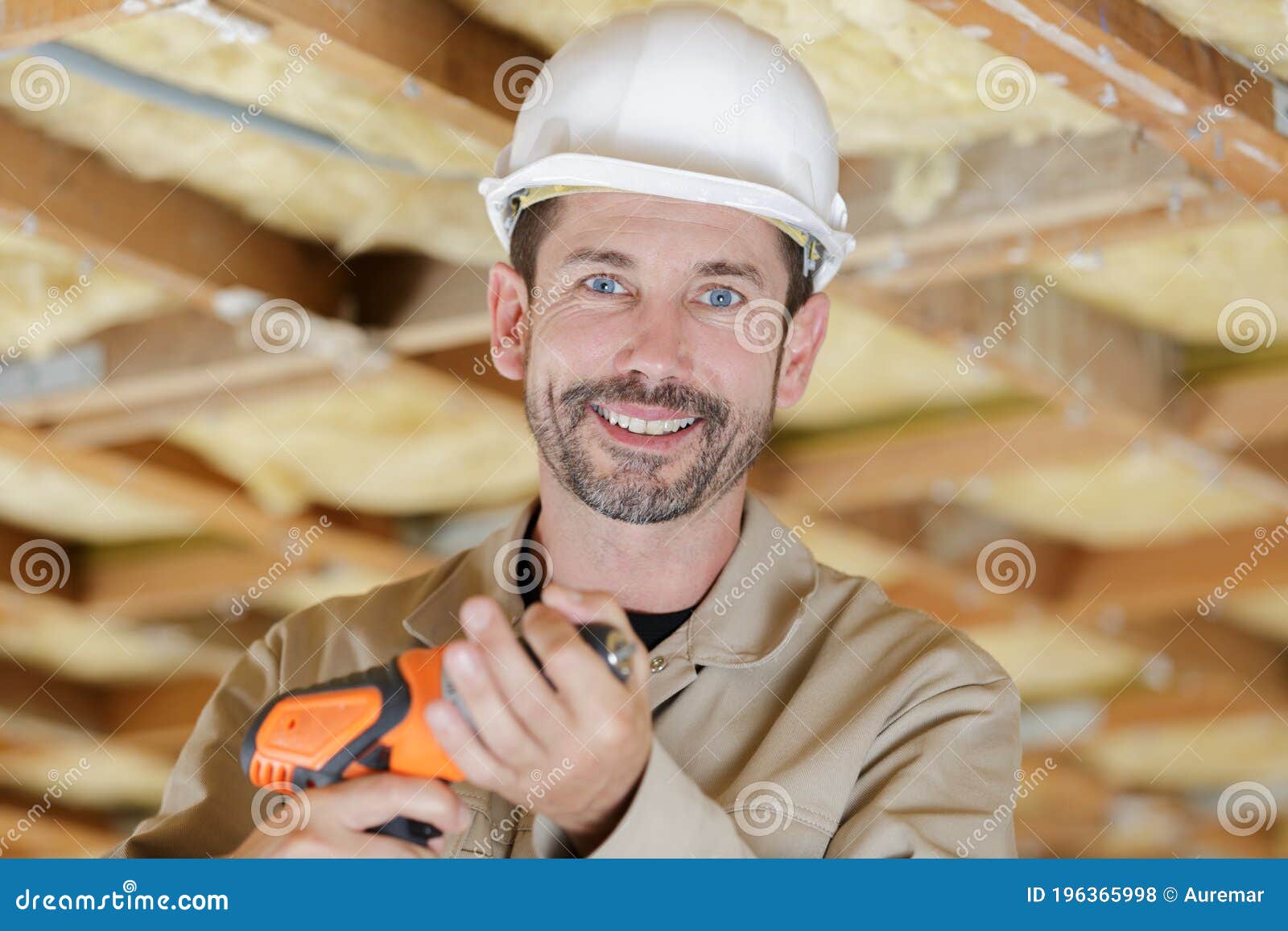 Smiling Machinist Looking at Camera Stock Photo - Image of ...