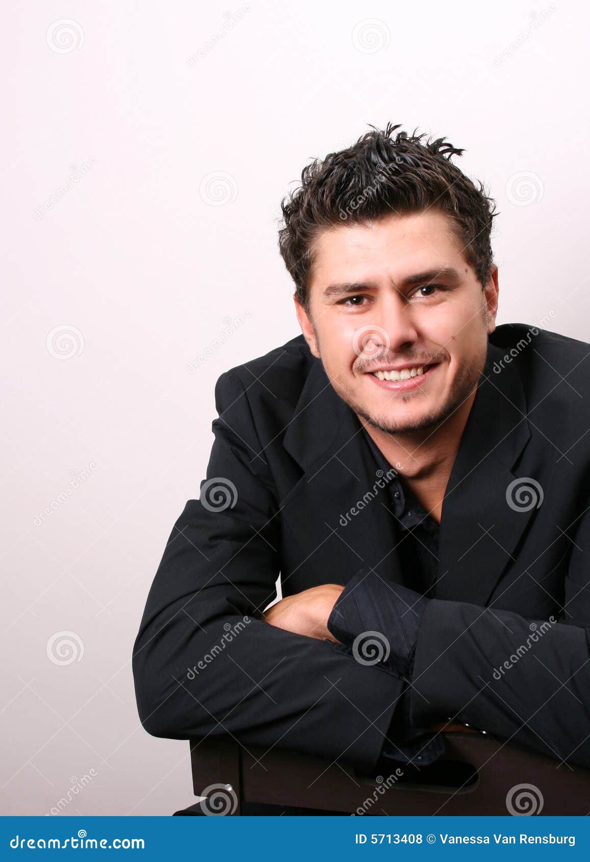Smiling Male Model stock photo. Image of fashion, kind - 5713408