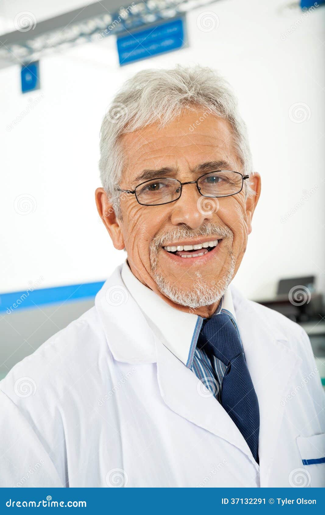 Smiling Male Technician stock image. Image of foreground - 37132291