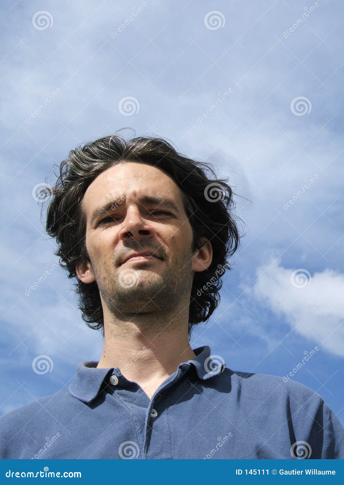 Smiling man stock image. Image of happyness, male, hair - 145111