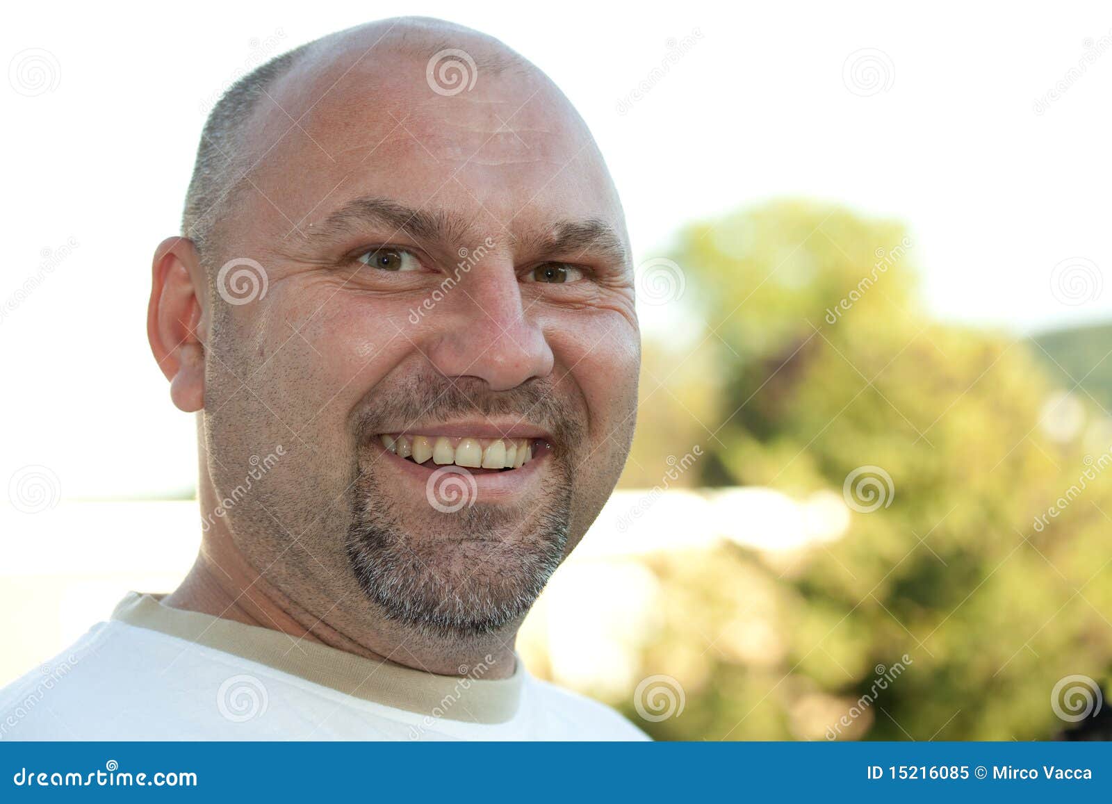 Smiling man stock image. Image of beard, happiness, middleage - 15216085