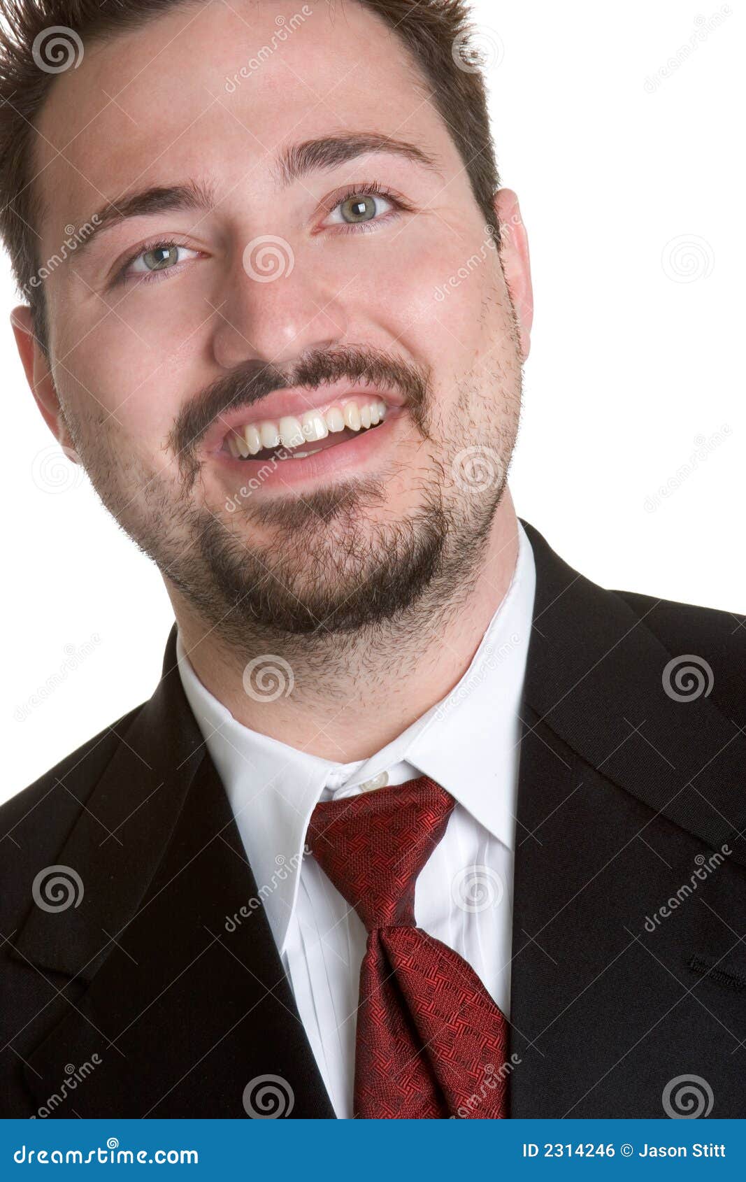 Smiling Man stock photo. Image of handsome, goatee, smiling - 2314246