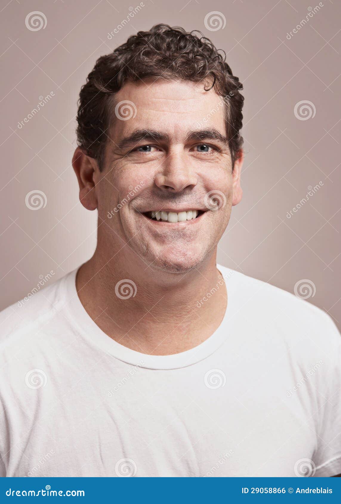 Smiling man stock photo. Image of close, head, background - 29058866