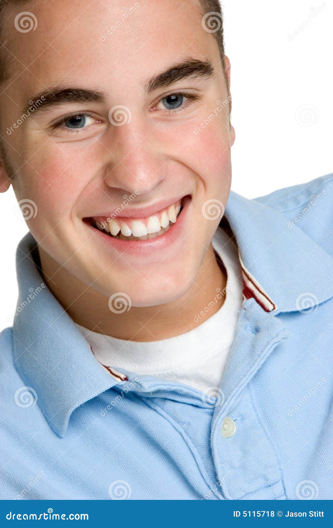 Smiling Man stock photo. Image of expression, teenage - 5115718