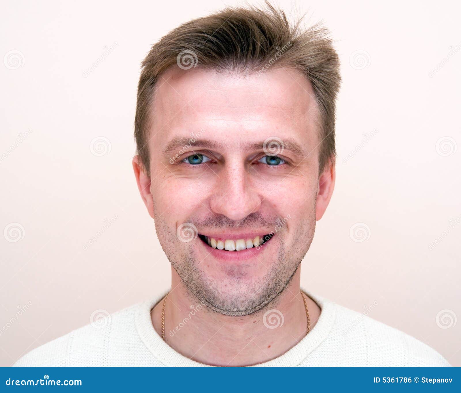 Smiling man stock photo. Image of carefree, male, portrait - 5361786