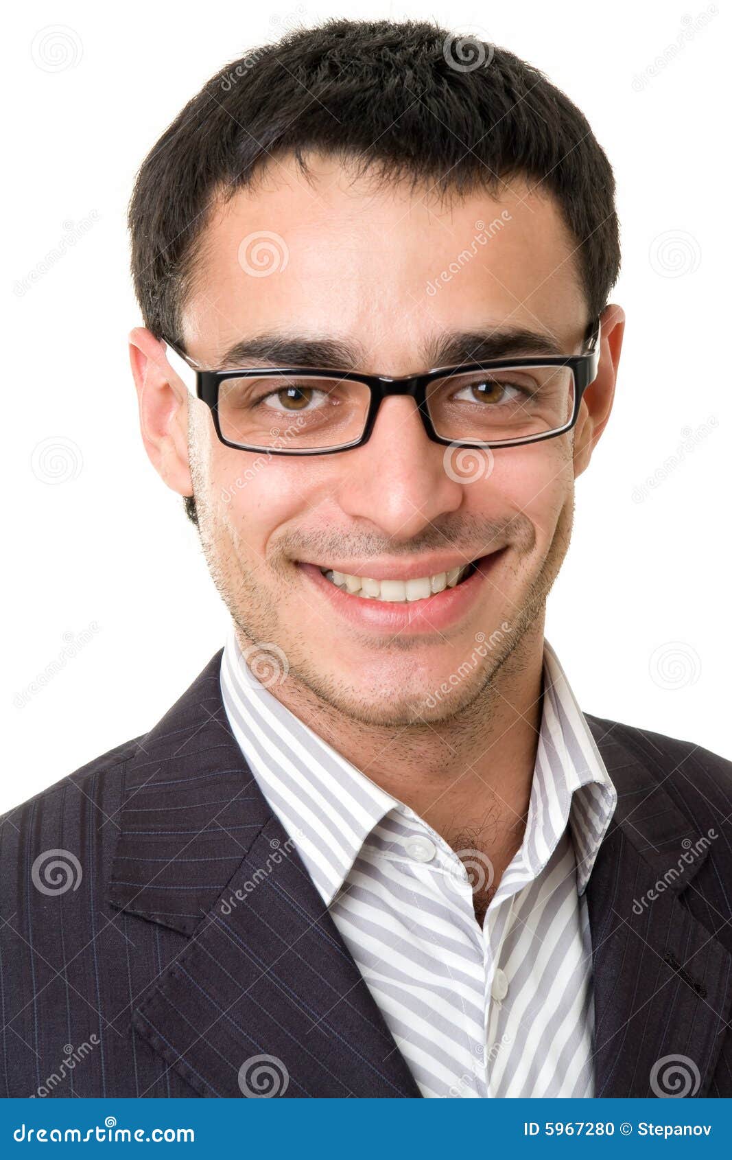 Smiling man stock photo. Image of isolated, business, smiling - 5967280