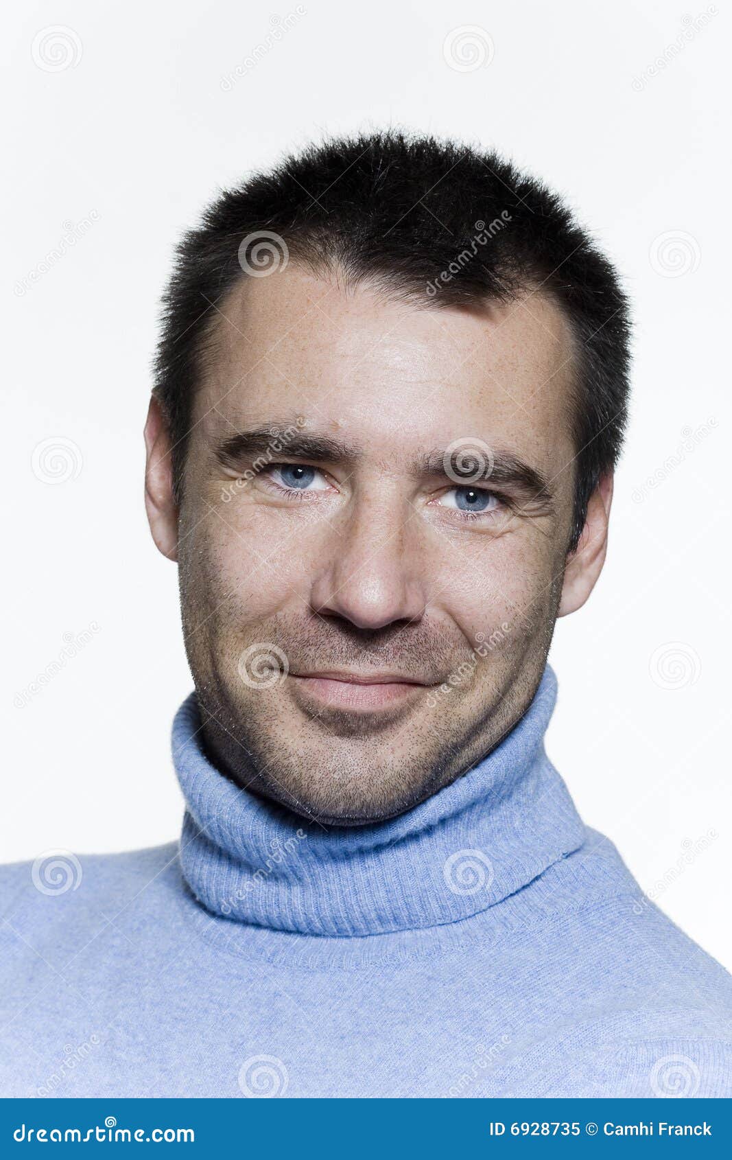 Smiling man stock image. Image of face, behavior, hair - 6928735