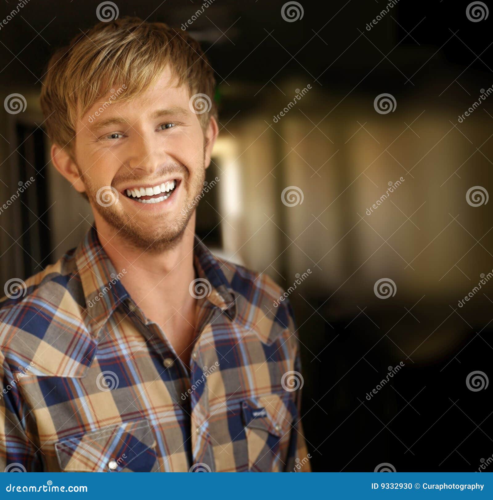 Smiling Man stock photo. Image of caucasian, reaction - 9332930