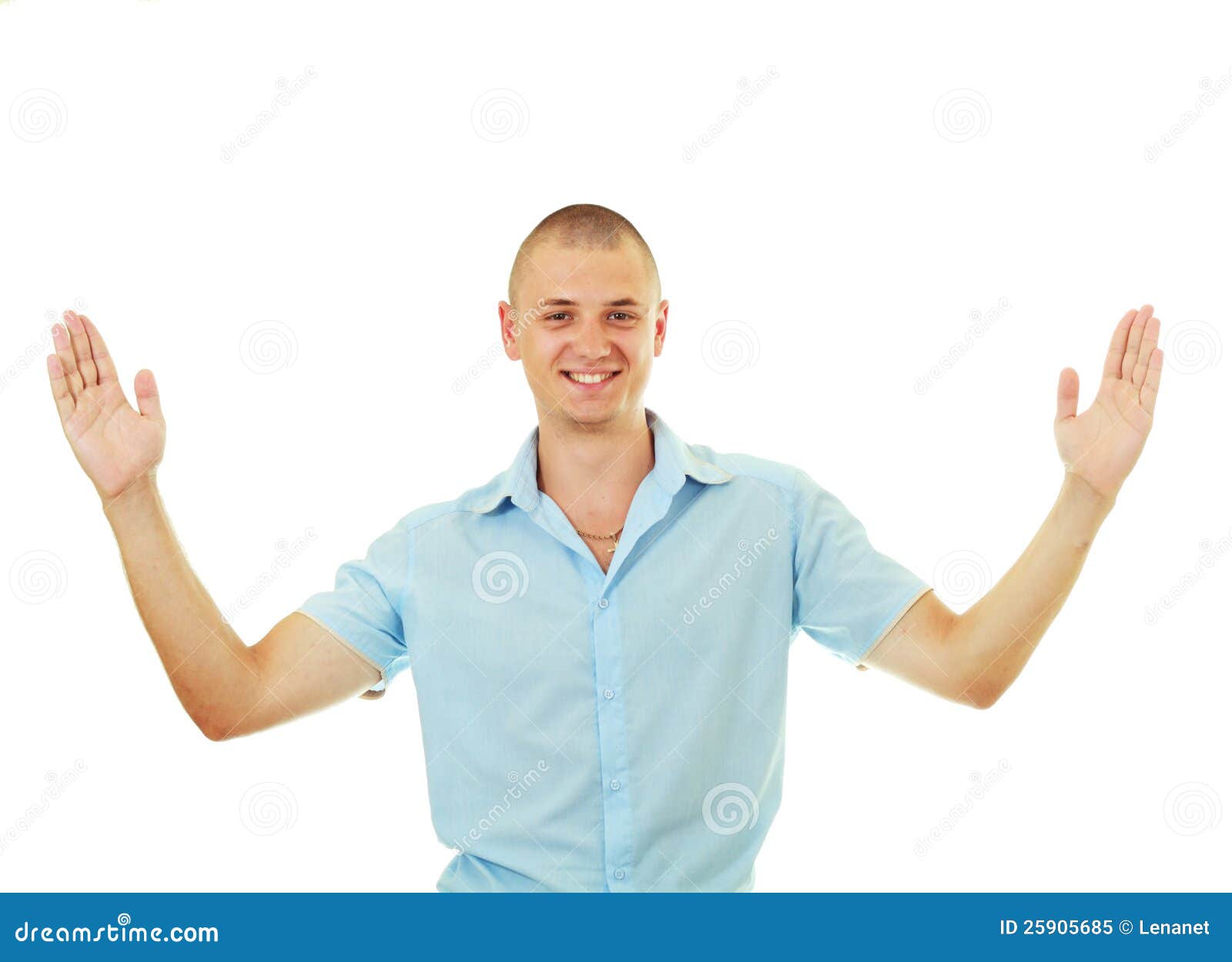 Smiling man bragging stock image. Image of manager, face - 25905685
