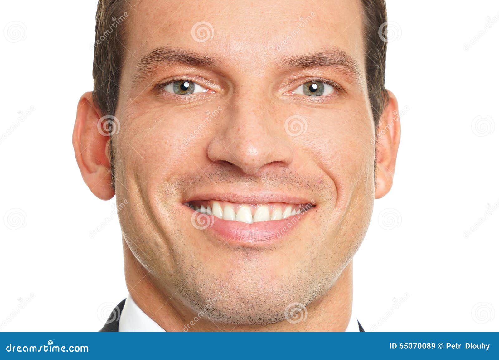Smiling man close up stock image. Image of young, lifestyle - 65070089