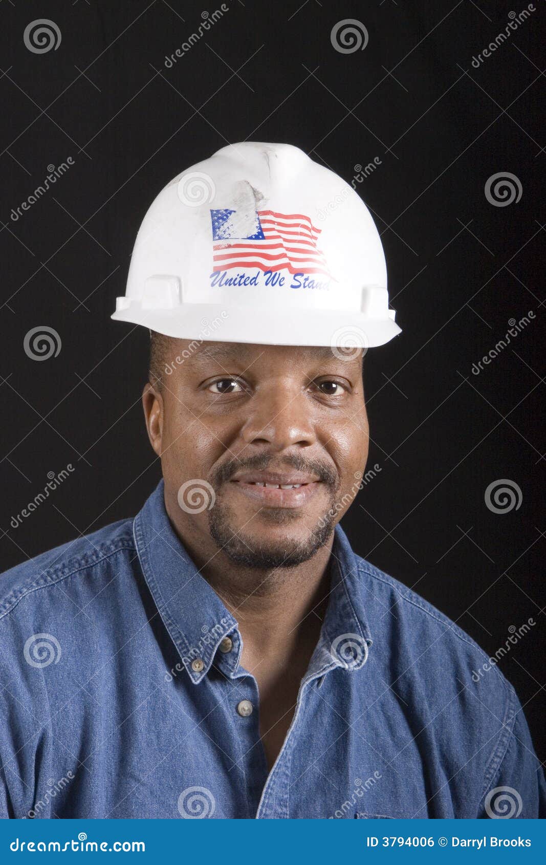 Smiling Man in Hard Hat stock photo. Image of confident - 3794006