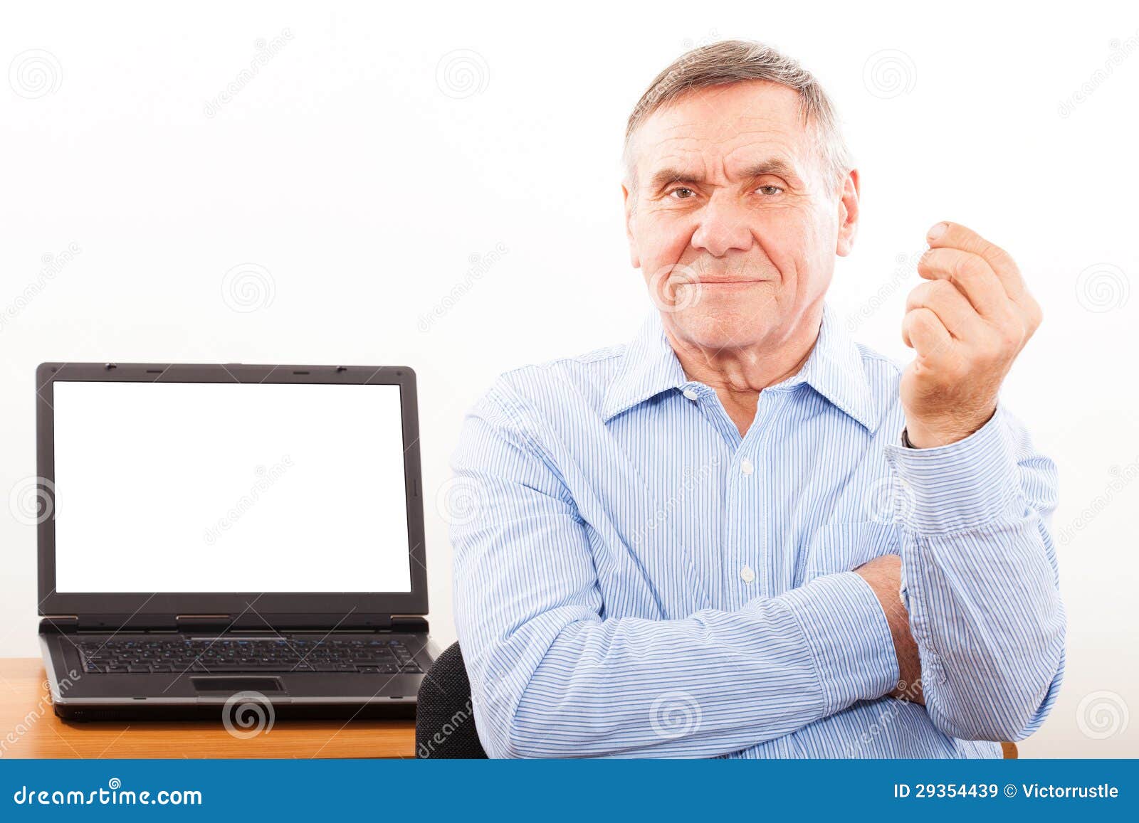 Smiling Man Holding Your Advertisement Stock Image - Image of people ...