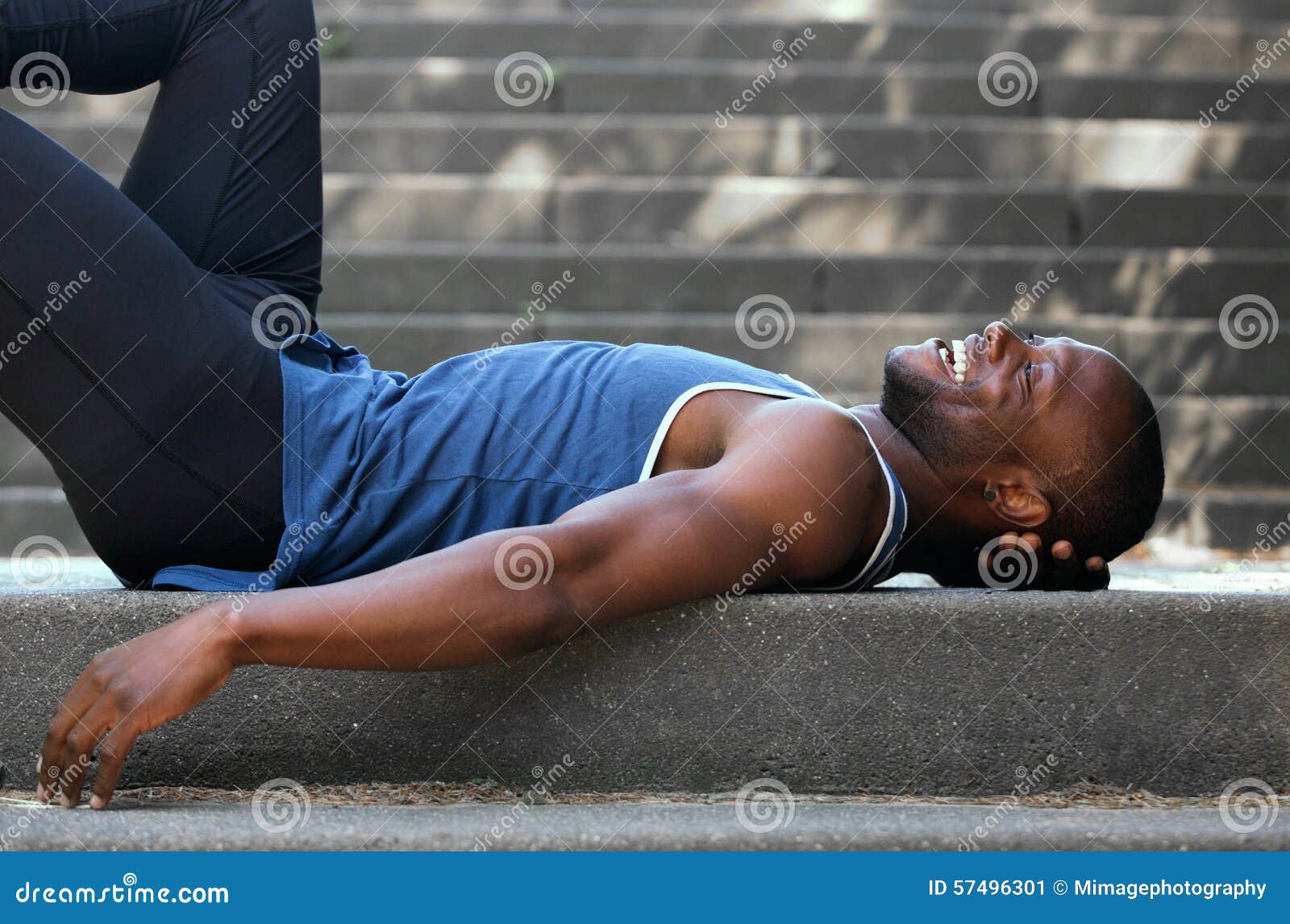 Person Lying On Back