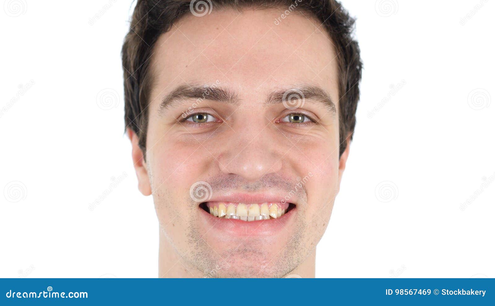 Smiling Man, Overwhelmed stock image. Image of success - 98567469