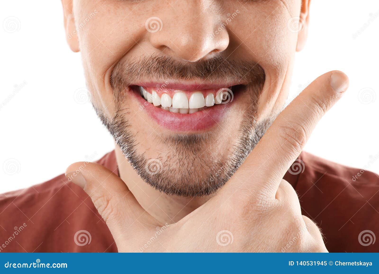 Perfect Teeth Smile Man