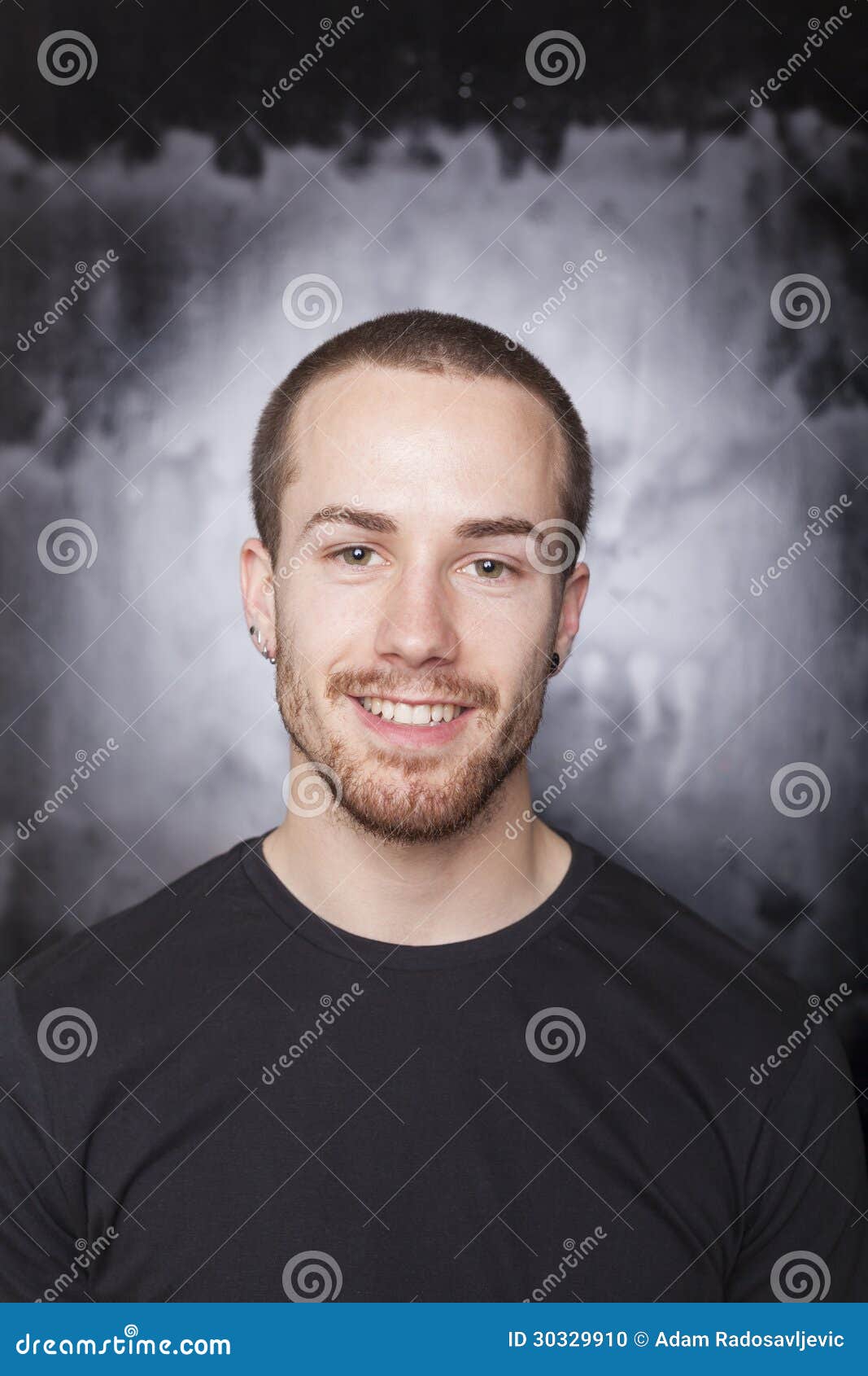 Smiling Man Portrait stock photo. Image of person, model - 30329910