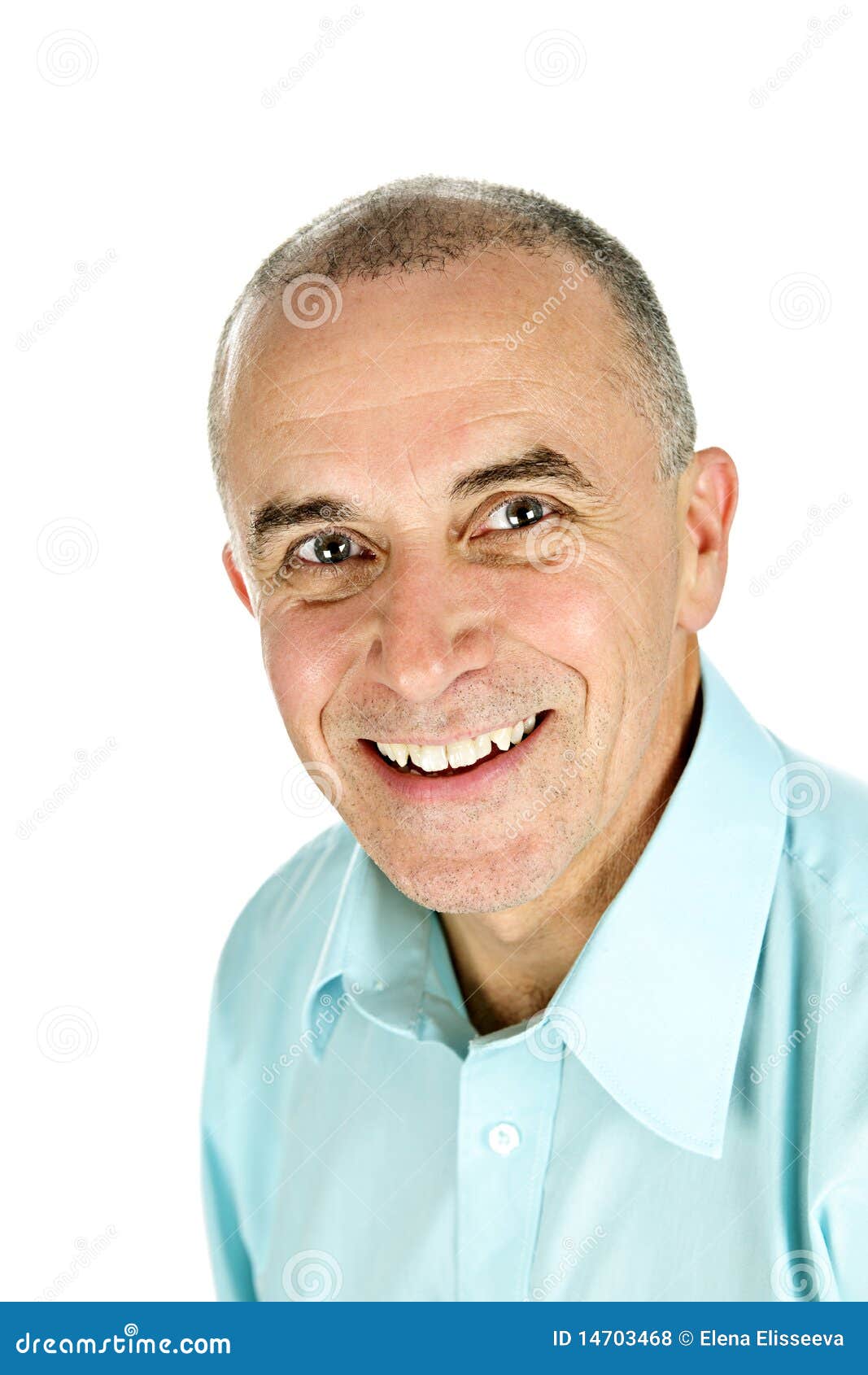 Smiling Man On White Background Stock Photo - Image of face, people ...