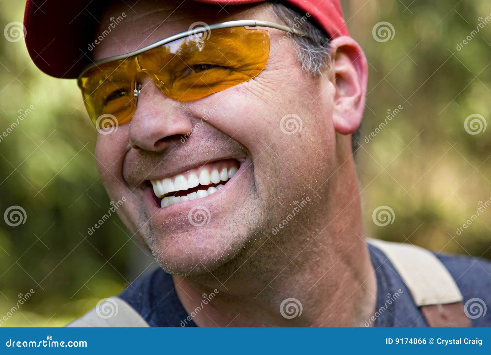 Smiling Man worker stock photo. Image of wearing, dental - 9174066