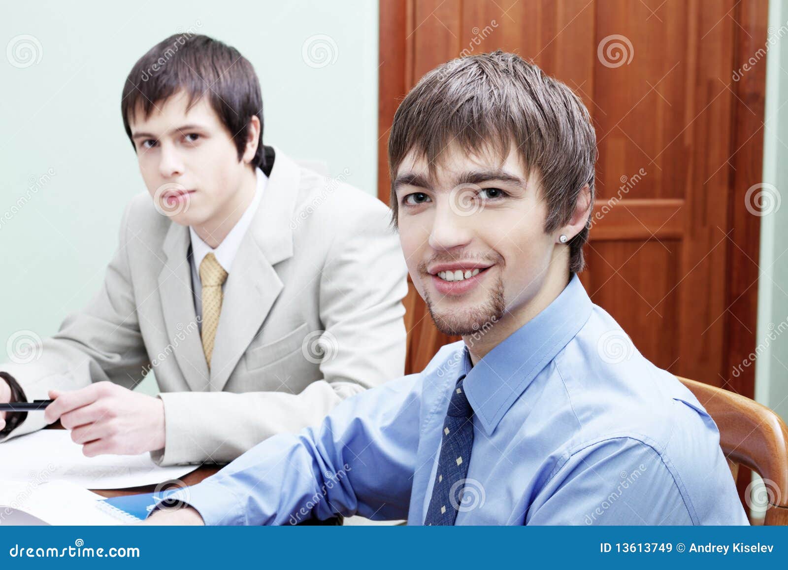 Smiling Manager Stock Image Image Of Person Happy Confident 13613749