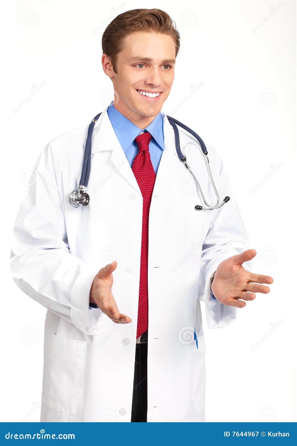 Smiling medical doctor stock image. Image of care, laboratory - 7644967