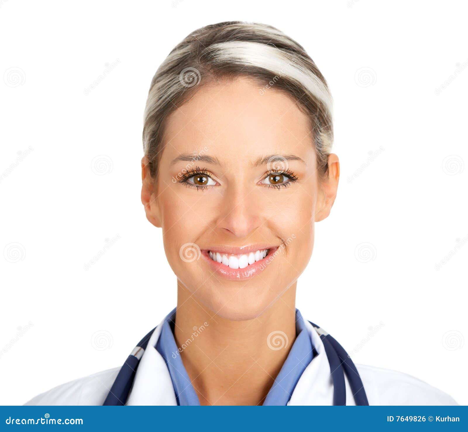 Smiling medical doctor stock photo. Image of hospital - 7649826