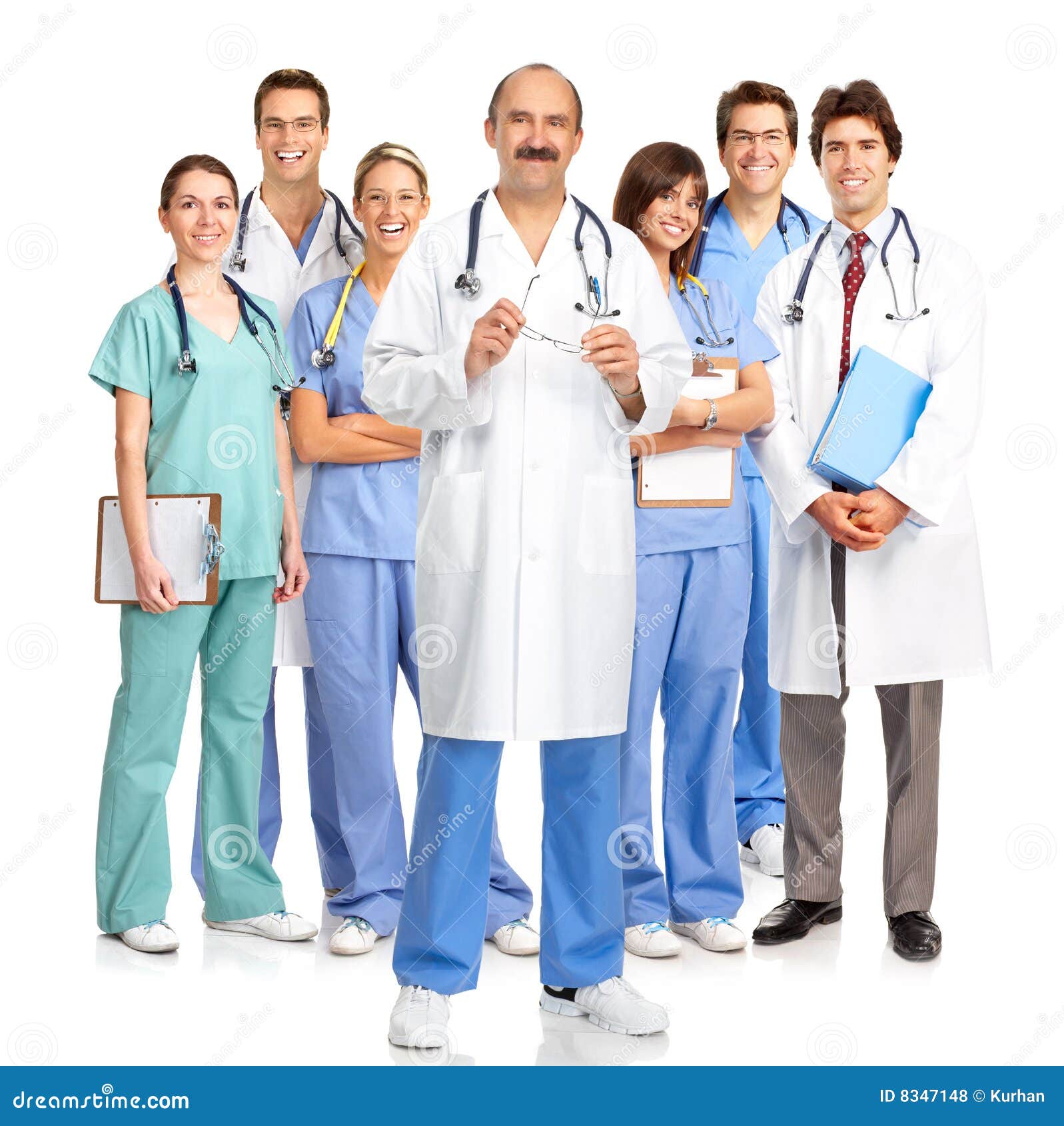 Smiling medical doctors stock photo. Image of medicine - 8347148