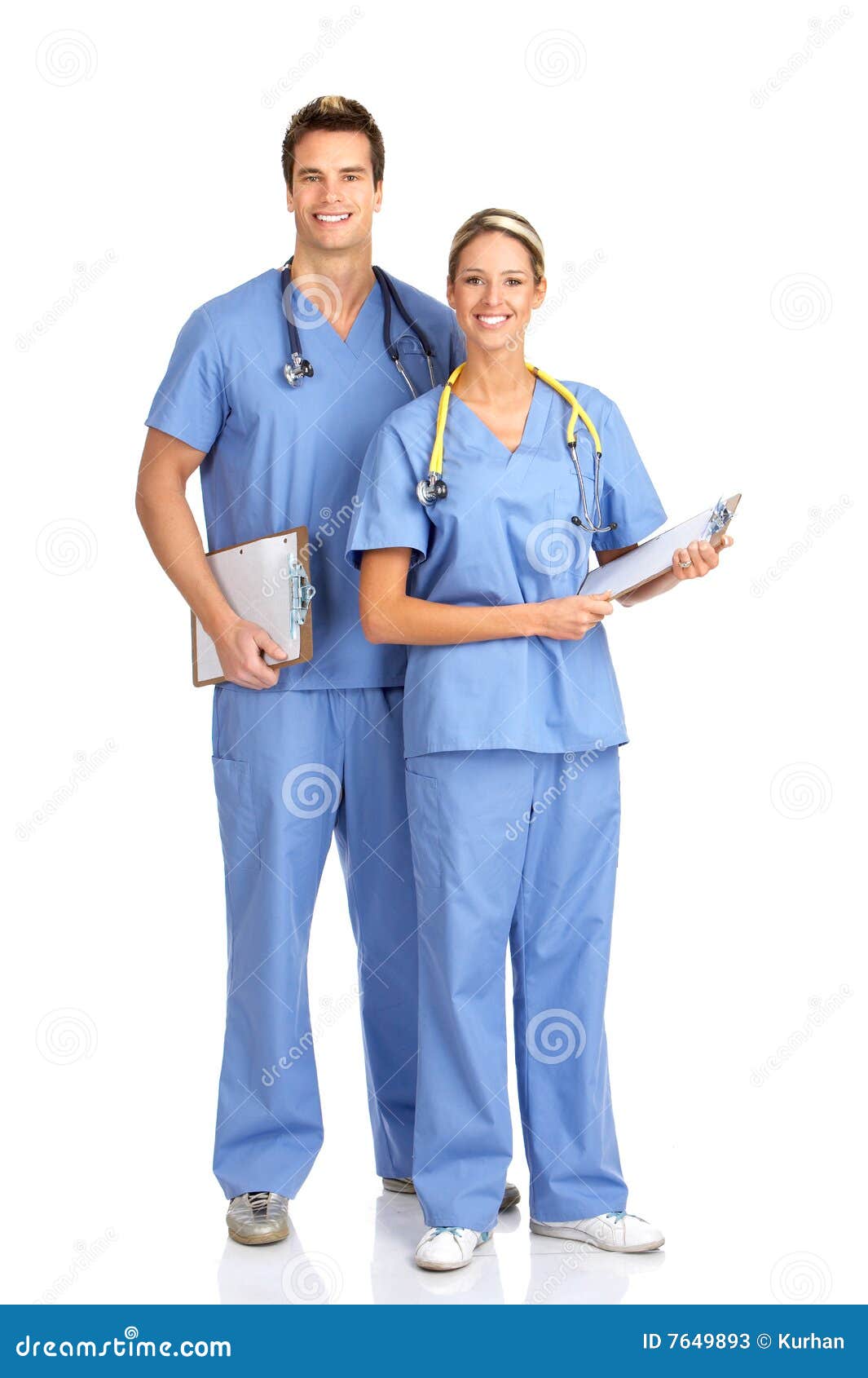 Smiling medical people stock image. Image of practice - 7649893
