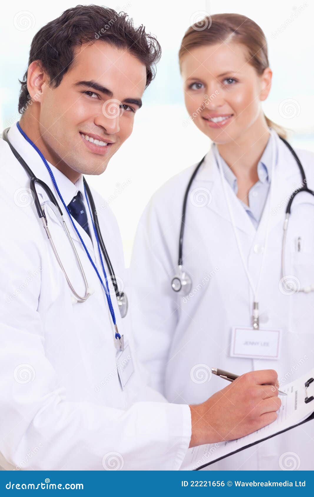 Smiling medical staff stock photo. Image of caucasian - 22221656