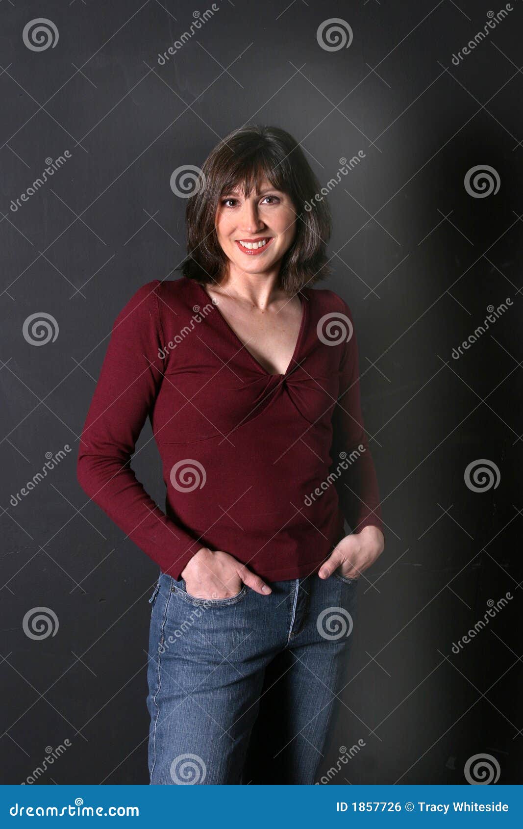 Smiling Mom stock photo. Image of attractive, career, happy - 1857726