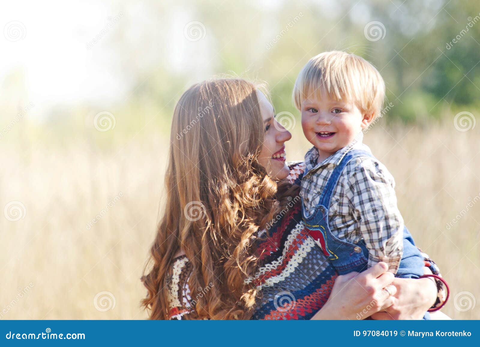 Smiling mom and baby stock image. Image of happiness - 97084019
