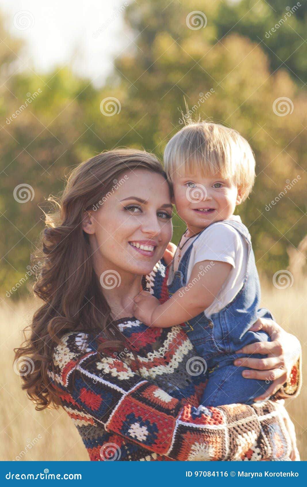 Smiling mom and baby stock photo. Image of family, calm - 97084116