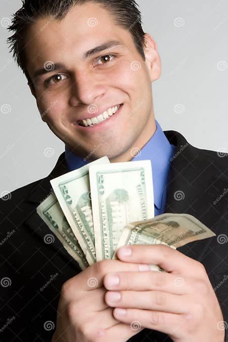 Smiling Money Man stock image. Image of smiling, professional - 9500119