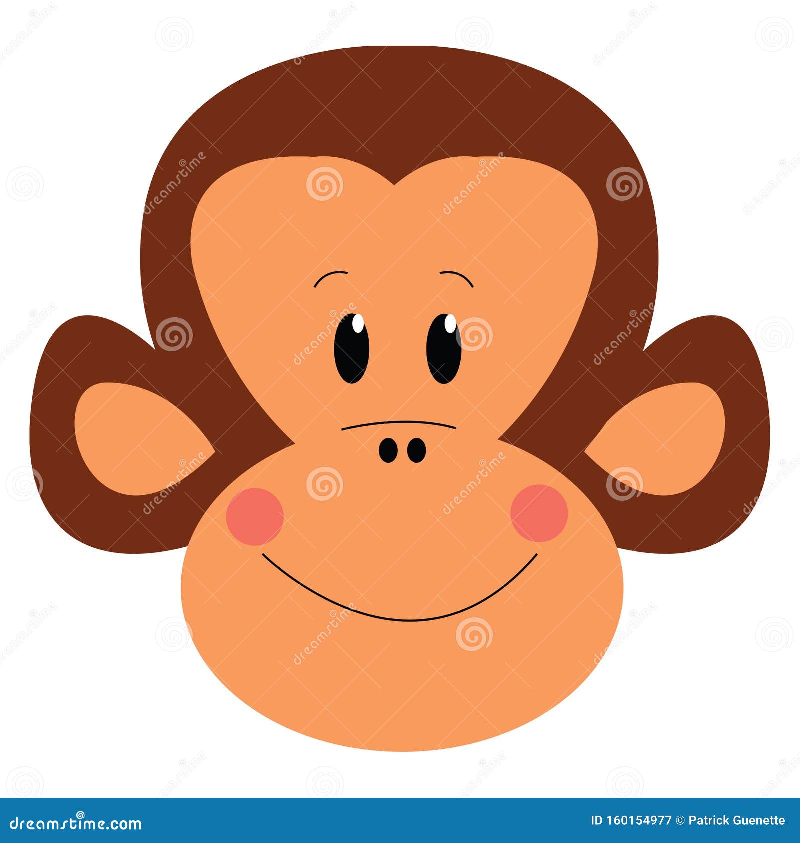 Smiling Monkey Face
