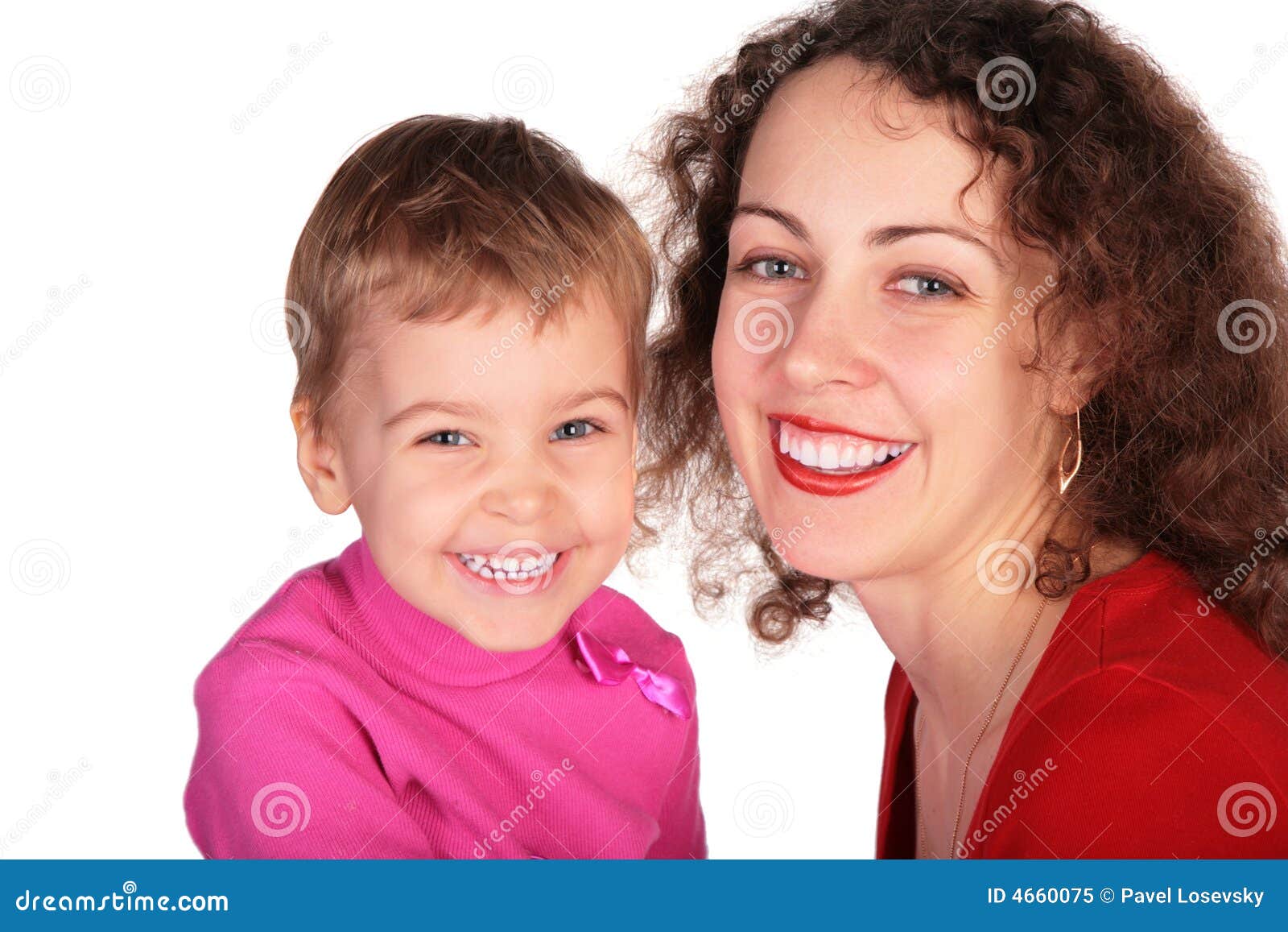 Smiling mother and child stock image. Image of mother - 4660075