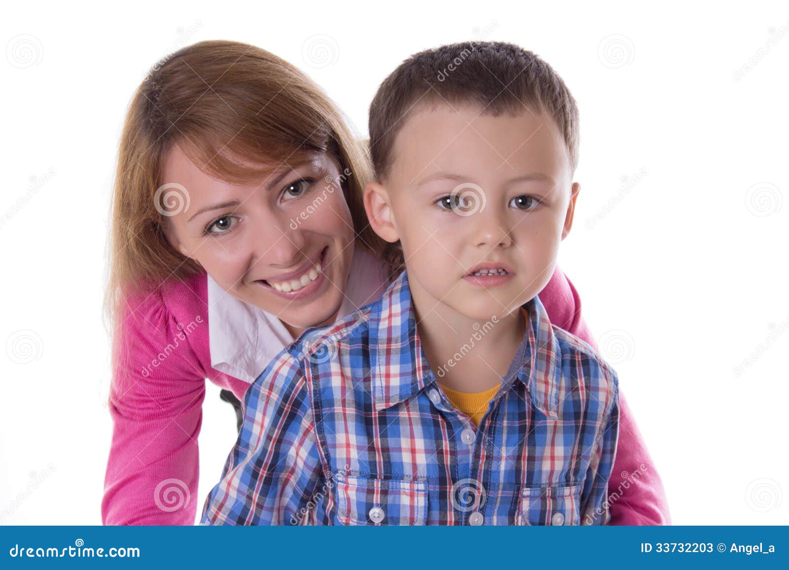 Smiling mother and son stock image. Image of curious - 33732203