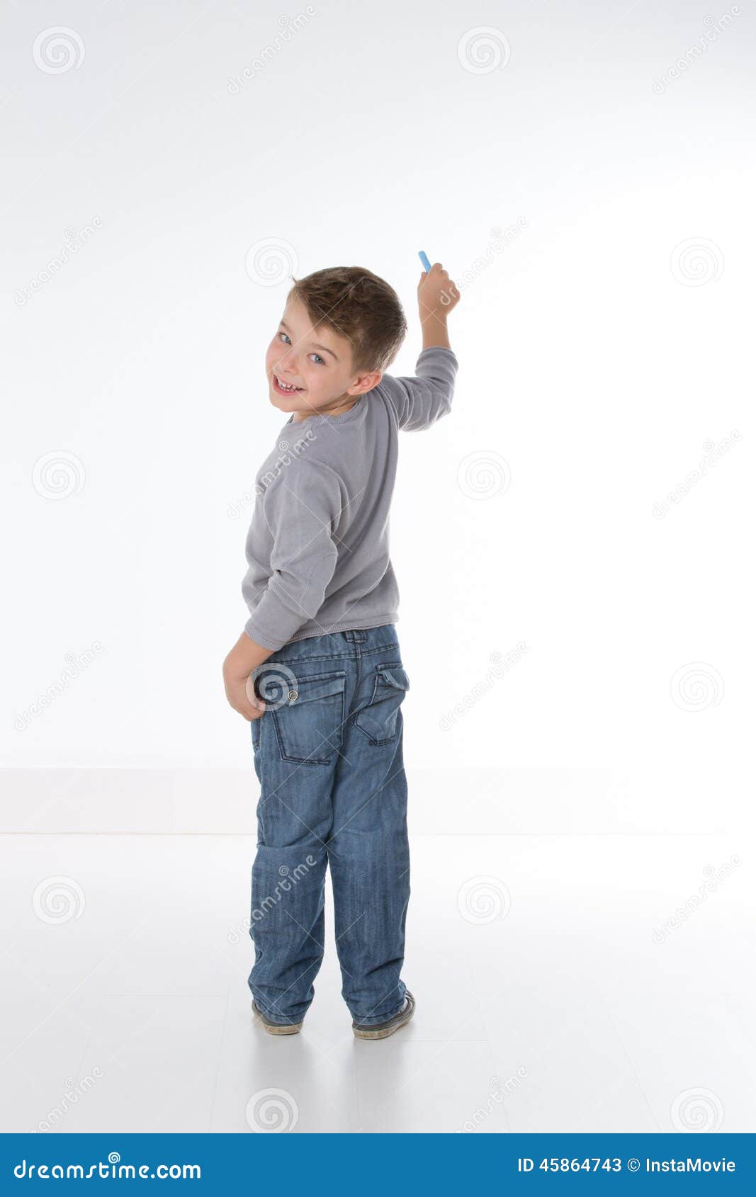 Smiling nice little kid stock image. Image of elementary - 45864743