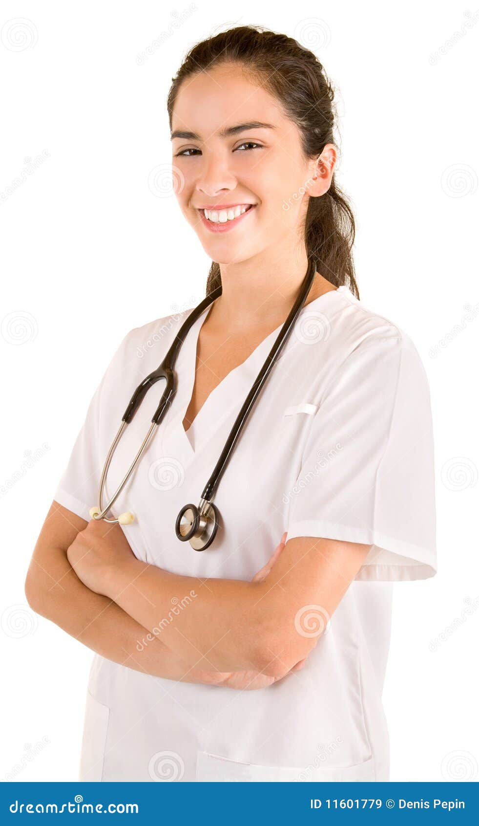 Smiling Nurse Posing stock image. Image of girl, looking - 11601779