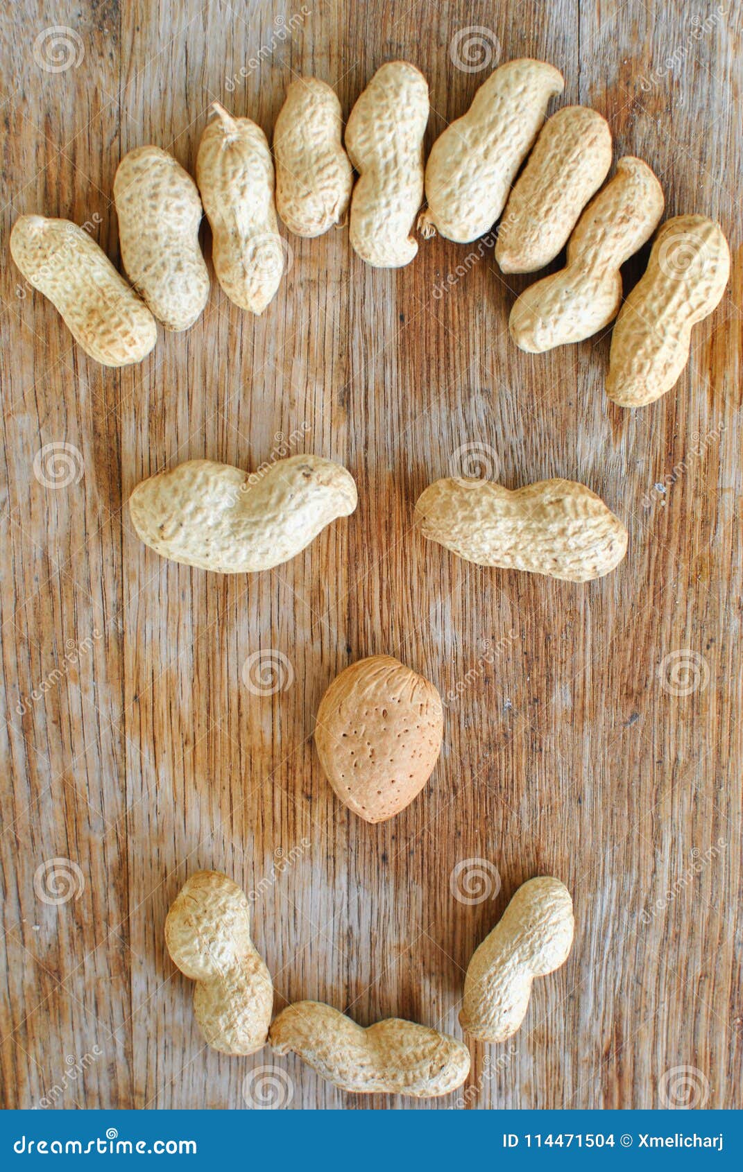 Smiling nuts on wood stock photo. Image of lifestyle - 114471504