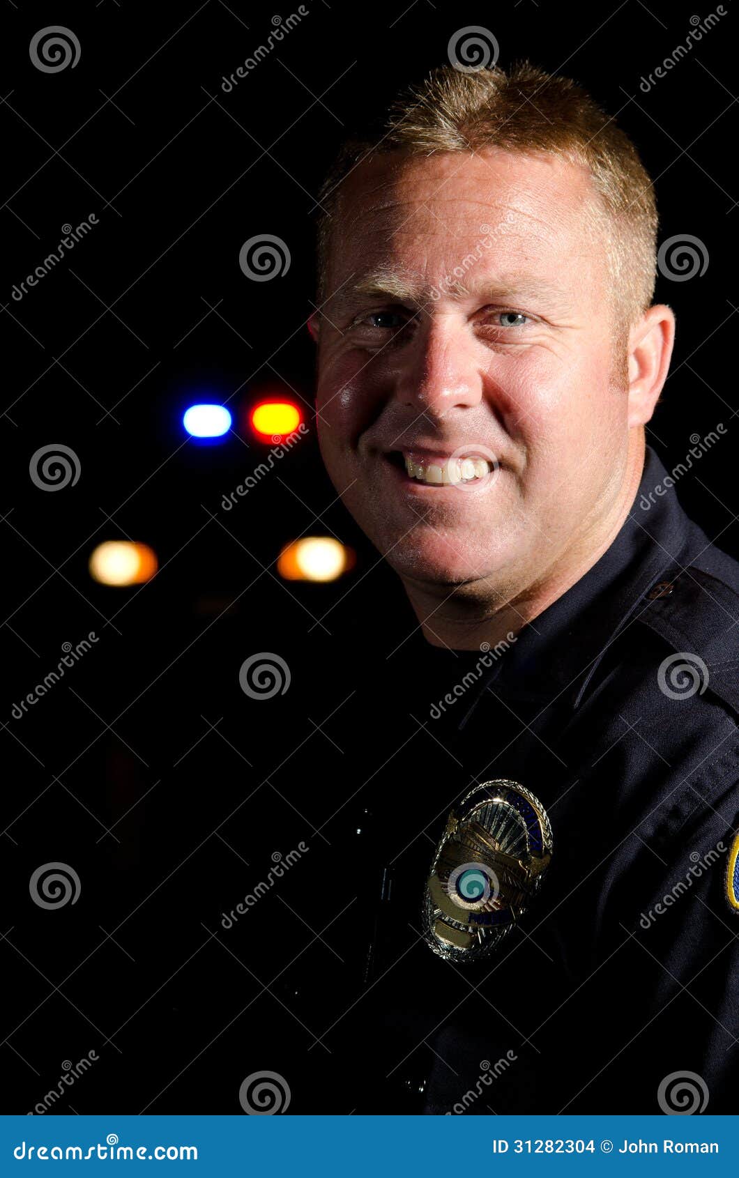 Smiling officer stock photo. Image of lights, siren, officer - 31282304