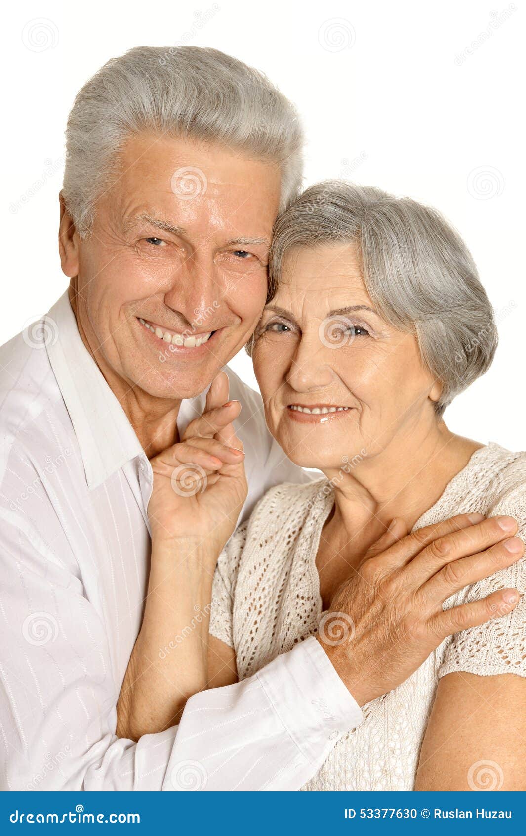 Smiling old couple stock photo. Image of grandmother - 53377630