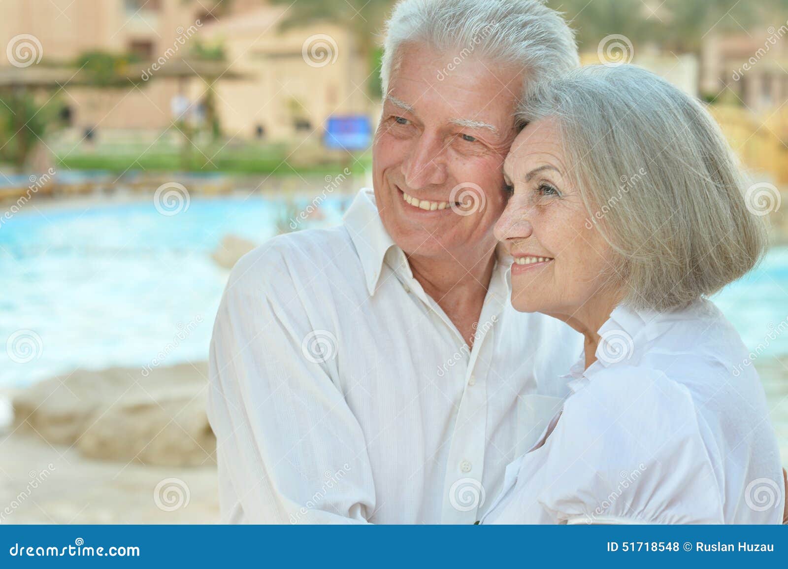 Smiling old couple stock photo. Image of pleasure, female - 51718548