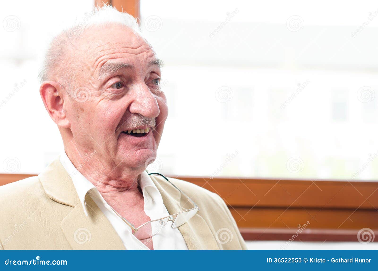 Smiling Old Man stock photo. Image of caucasian, aging - 36522550