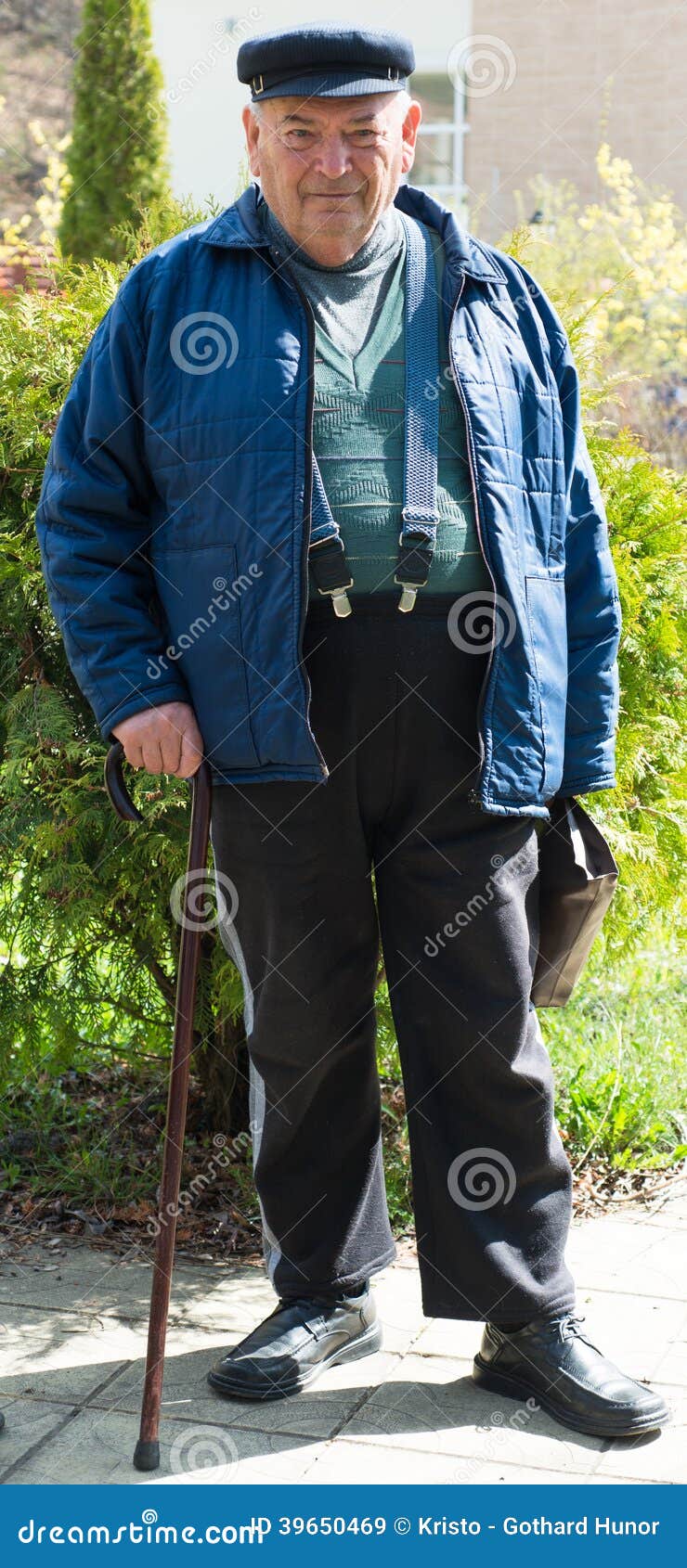 Smiling old man stock image. Image of elderly, single - 39650469