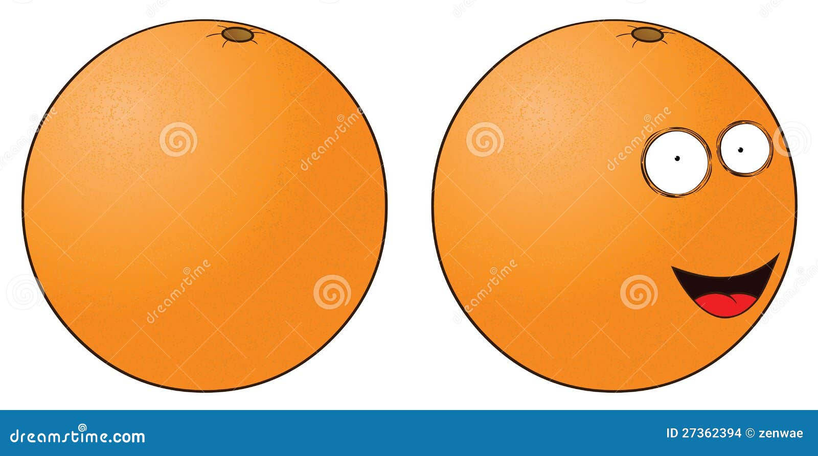 Smiling orange stock vector. Illustration of nutrient - 27362394