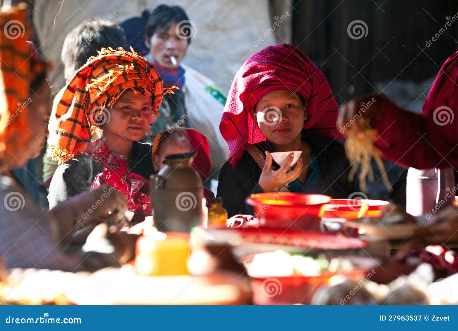 Smiling Pa-O Tribe People, Myanmar Editorial Photography - Image of ...